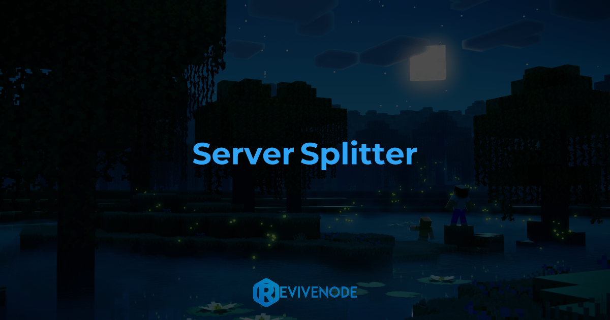How to use the Server Splitter | Revivenode